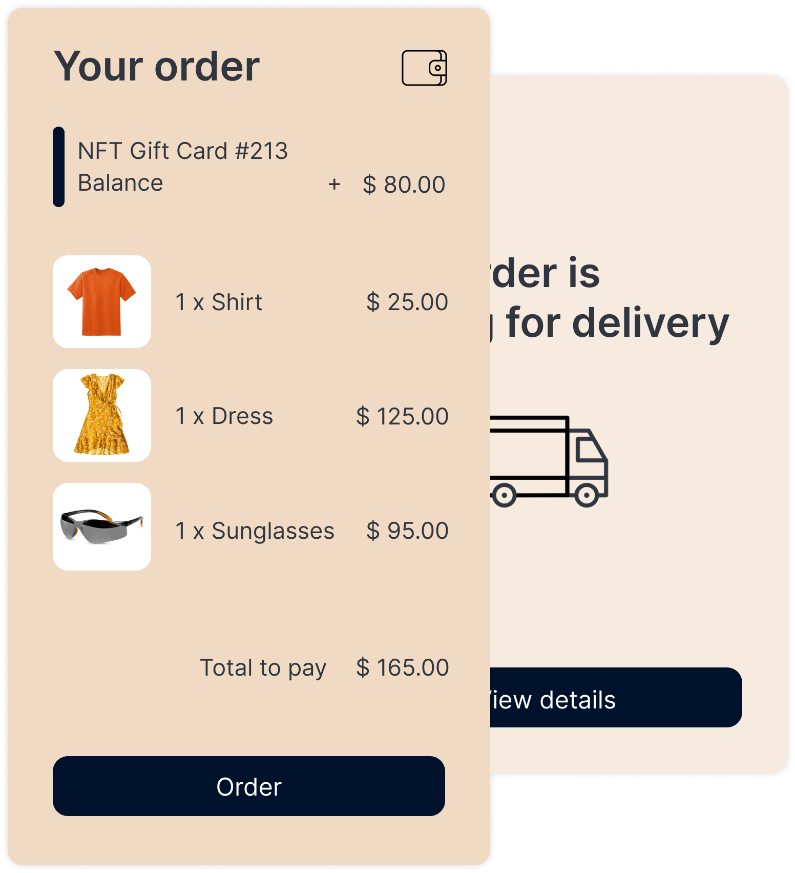 Fashion and luxury NFT gift card - Atomicrails