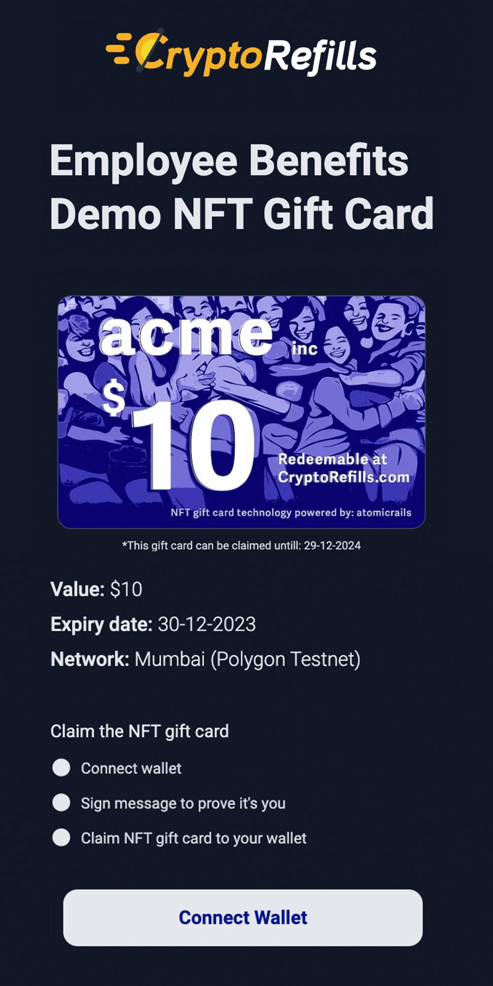 Ambassador or Employee Rewards - Atomicrails